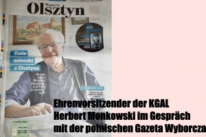 Unser Ehrenvorsitzender Herbert Monkowski im Interview mit der Gazeta ...